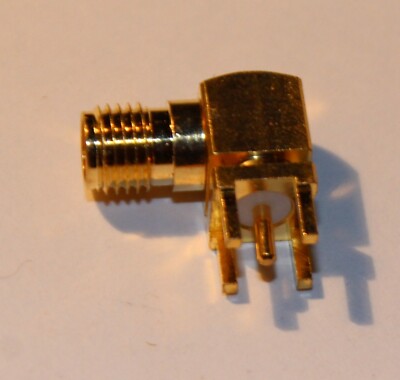 Samtec SMA-J-P-H-RA-TH1 SMA Connector Jack, Female Socket 50Ohm Through ...