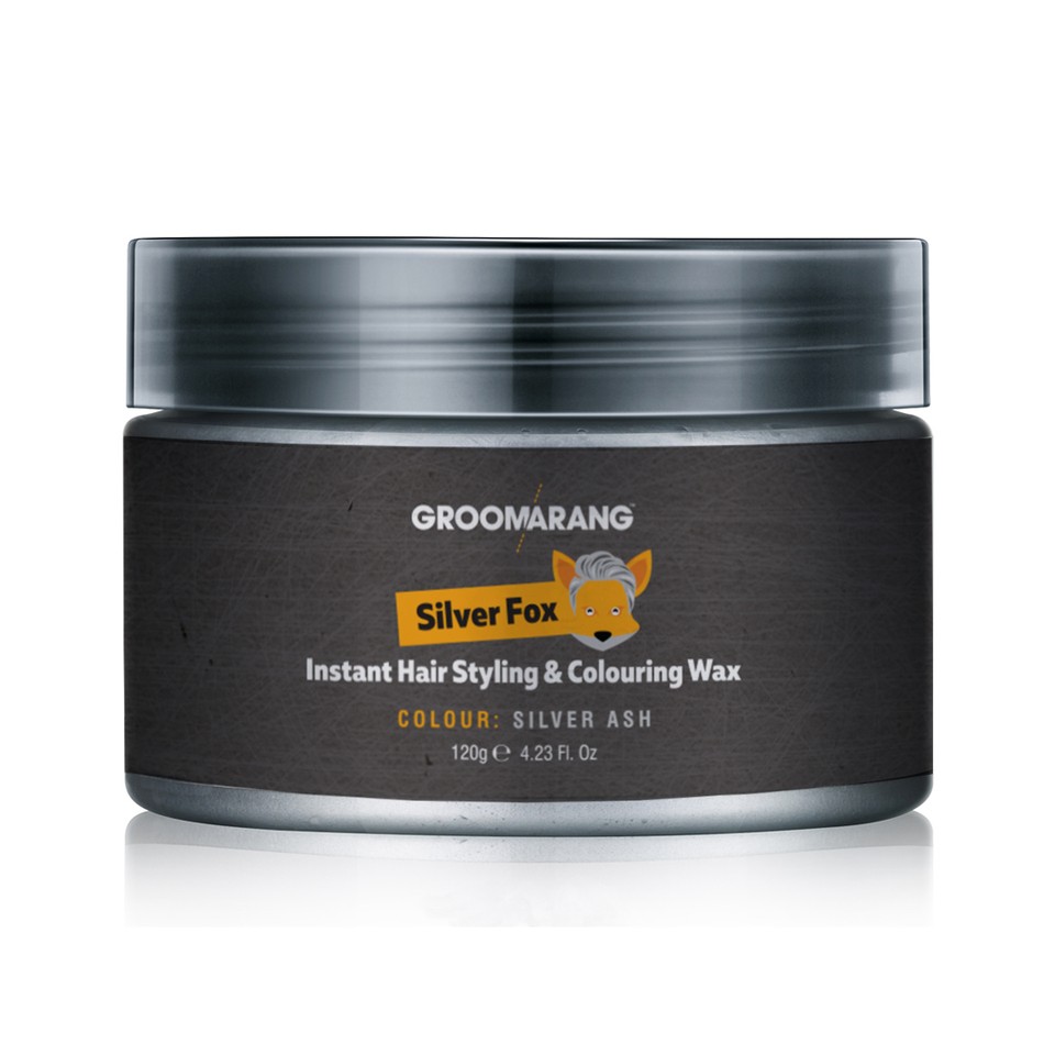 Hair Wax Silver Ash Silver Fox - Colouring Styling Washable Dye 120ml ...