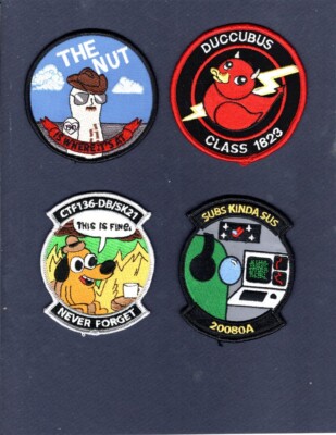 Set of 4 Naval Aviator Crew Training Class US Navy USMC Squadron Patch ...