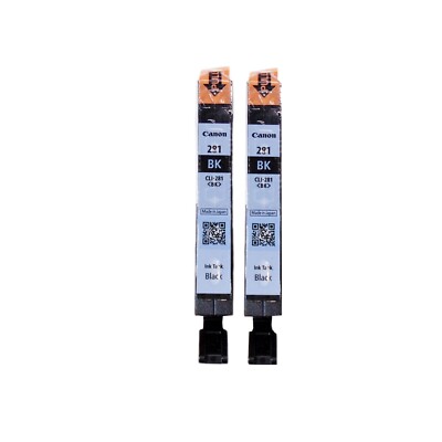 2PK Genuine Canon CLI-281 Black TR8520 TS9120 TS6120 TR7520 (NOT Setup ...
