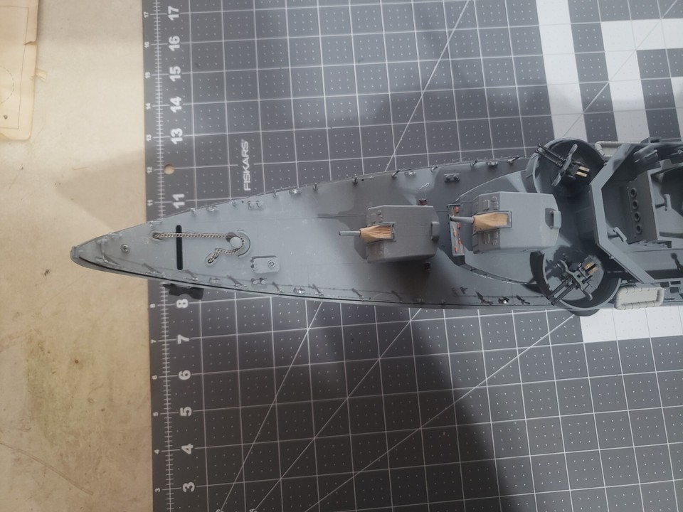 Lindberg 1/125 Fletcher Class Blue Devil Destroyer Kit No. 815M, Built ...