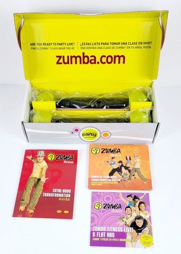 Zumba Toning Sticks 1lb each. Complete Set With Book And All Dvd's ...