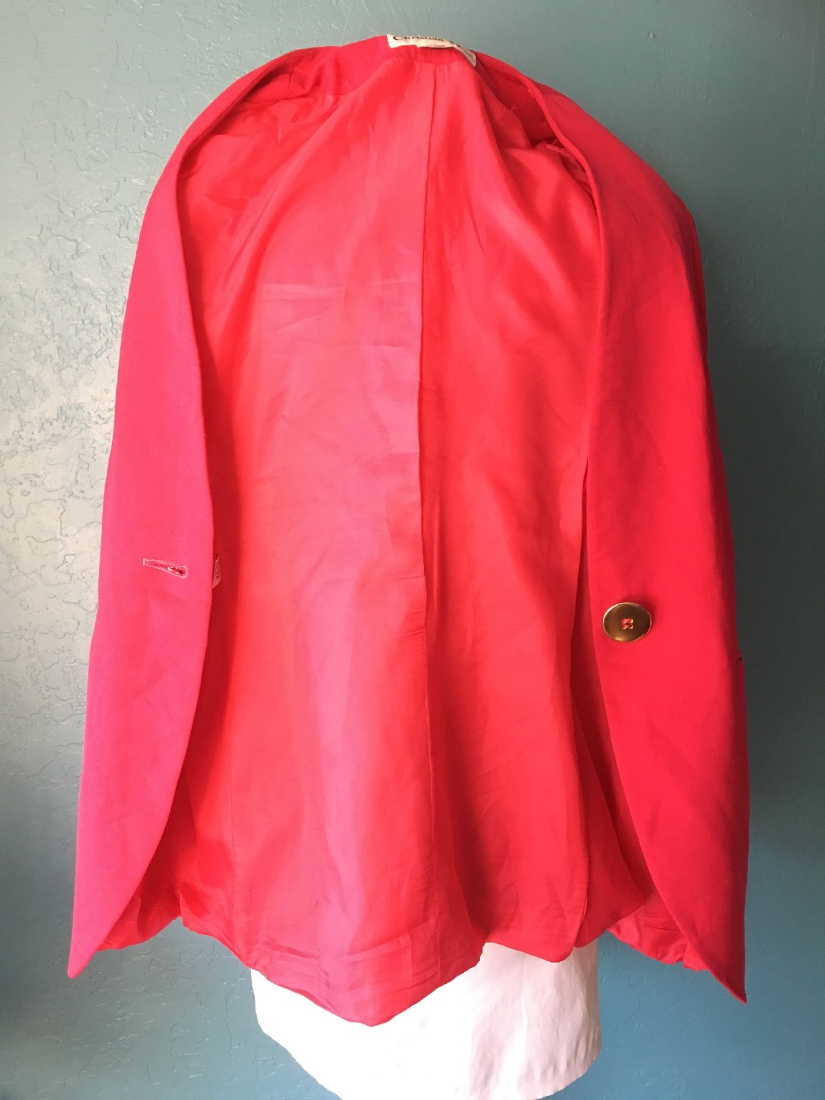 Christian Dior Pucha Pink Orchid Wool Womens Business Blazer Jacket US ...