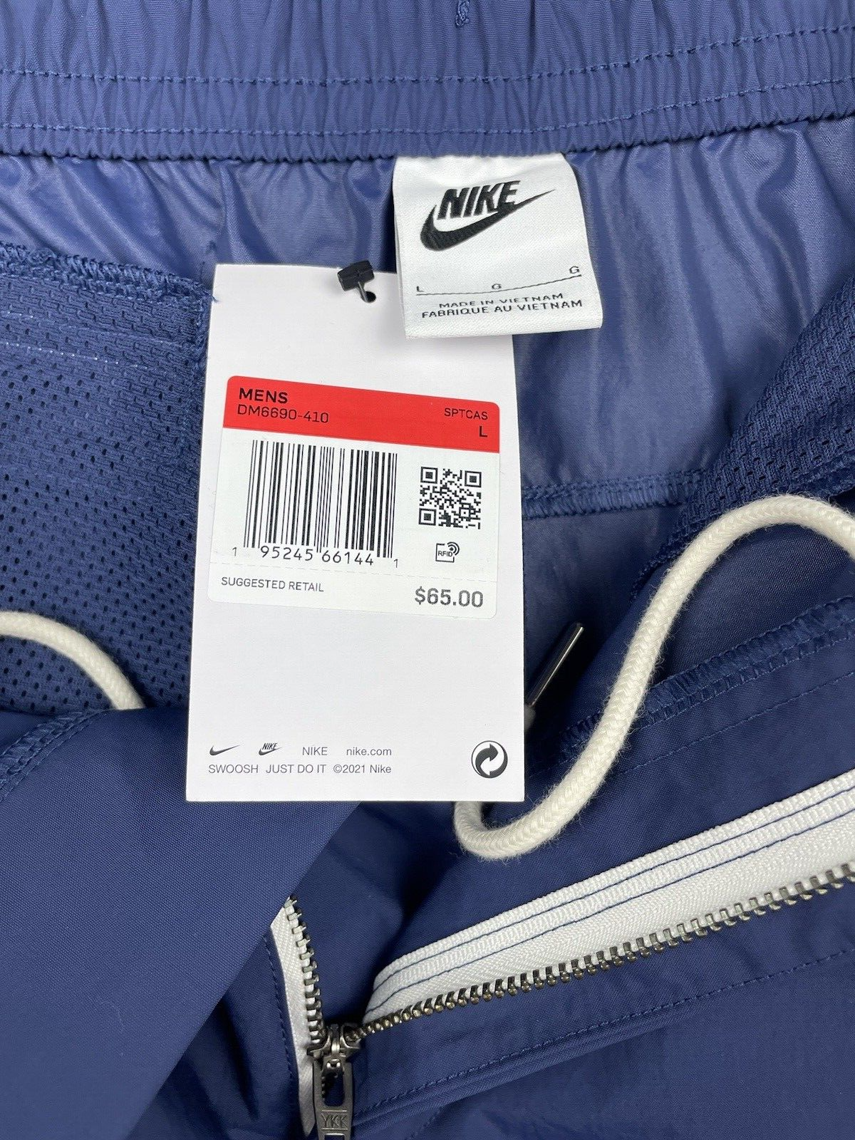 Nike Sportswear Style Essentials Woven Utility Shorts Navy DM6690-410 ...
