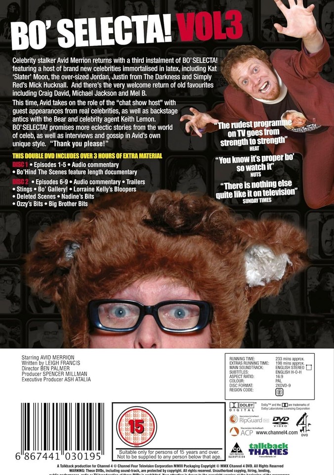 CHANNEL4 Bo Selecta 3 (Import) (UK IMPORT) DVD [REGION 2] NEW | eBay