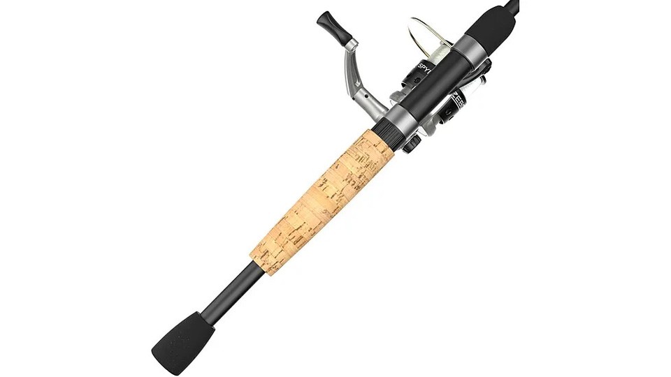 LOT 3 Zebco Spyn Spinning Combo 2-Piece 6' cork rod Size 20 reel med ...