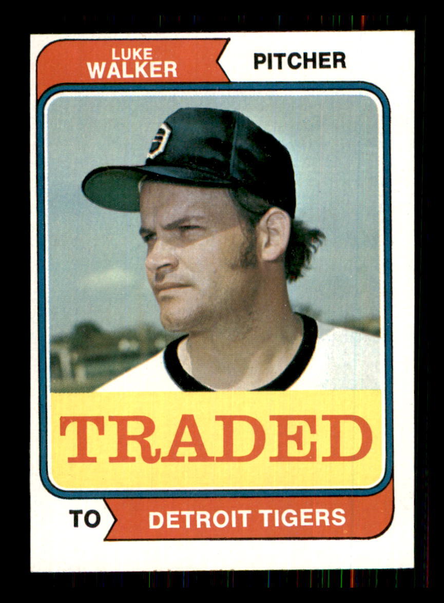 1974 Baseball Topps Traded Luke Walker Detroit Tigers #612T 8 | eBay