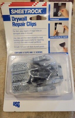USG Sheetrock Drywall Repair Clips | eBay