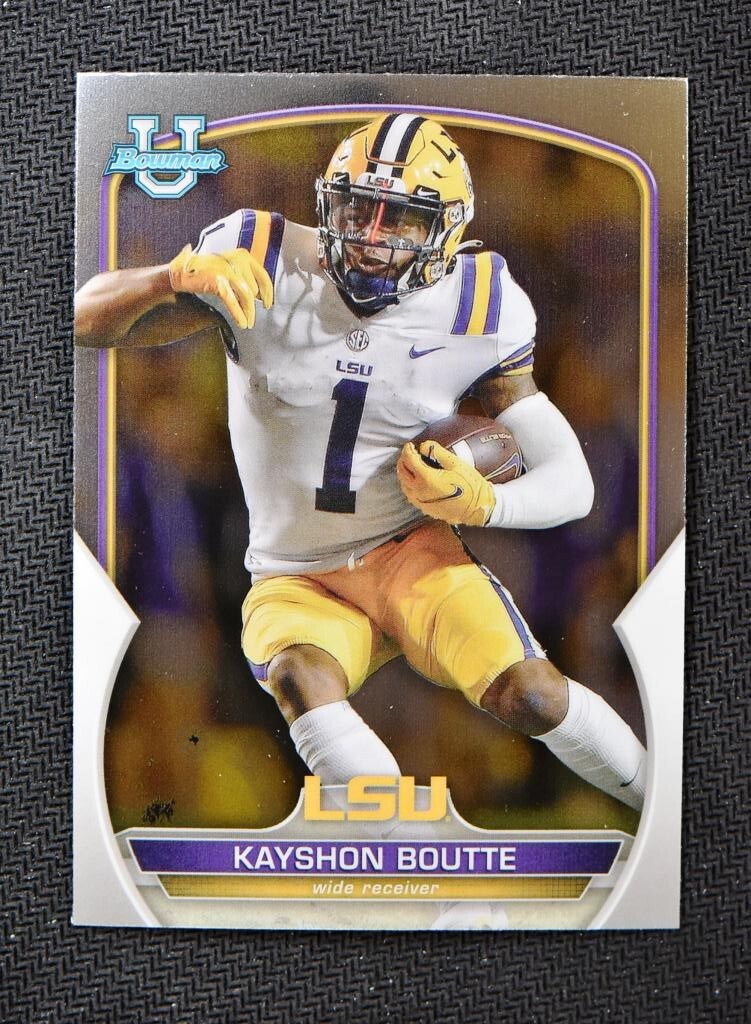 2022 Bowman University Chrome Base #20 Kayshon Boutte - LSU | eBay