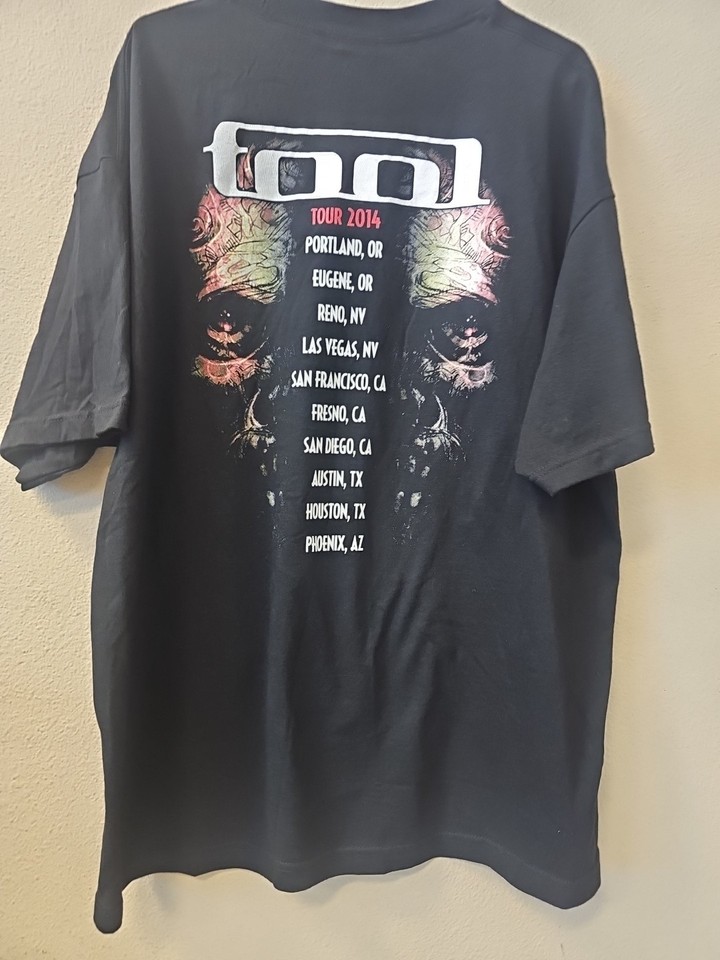 Tool 2014 Lateralus One Eye Symbol Tour Concert Men's T-Shirt Size 2XL ...