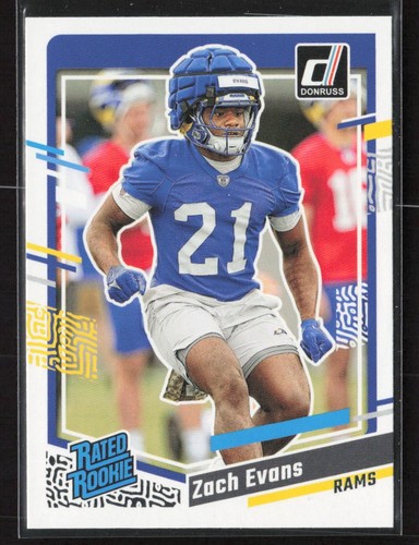 Zach Evans 2023 Donruss #359 Los Angeles Rams | eBay