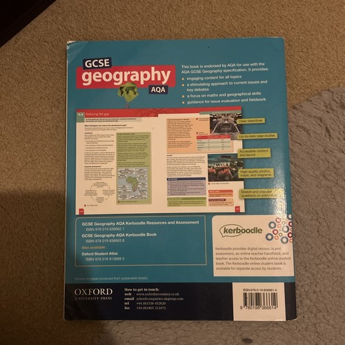 gcse geography aqa - textbook | eBay