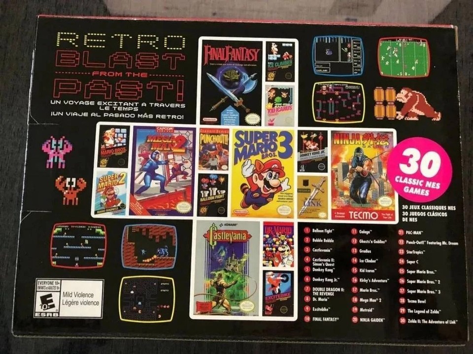AUTHENTIC NES Classic Edition Mini Console 30 Game Family Bonding Gift ...