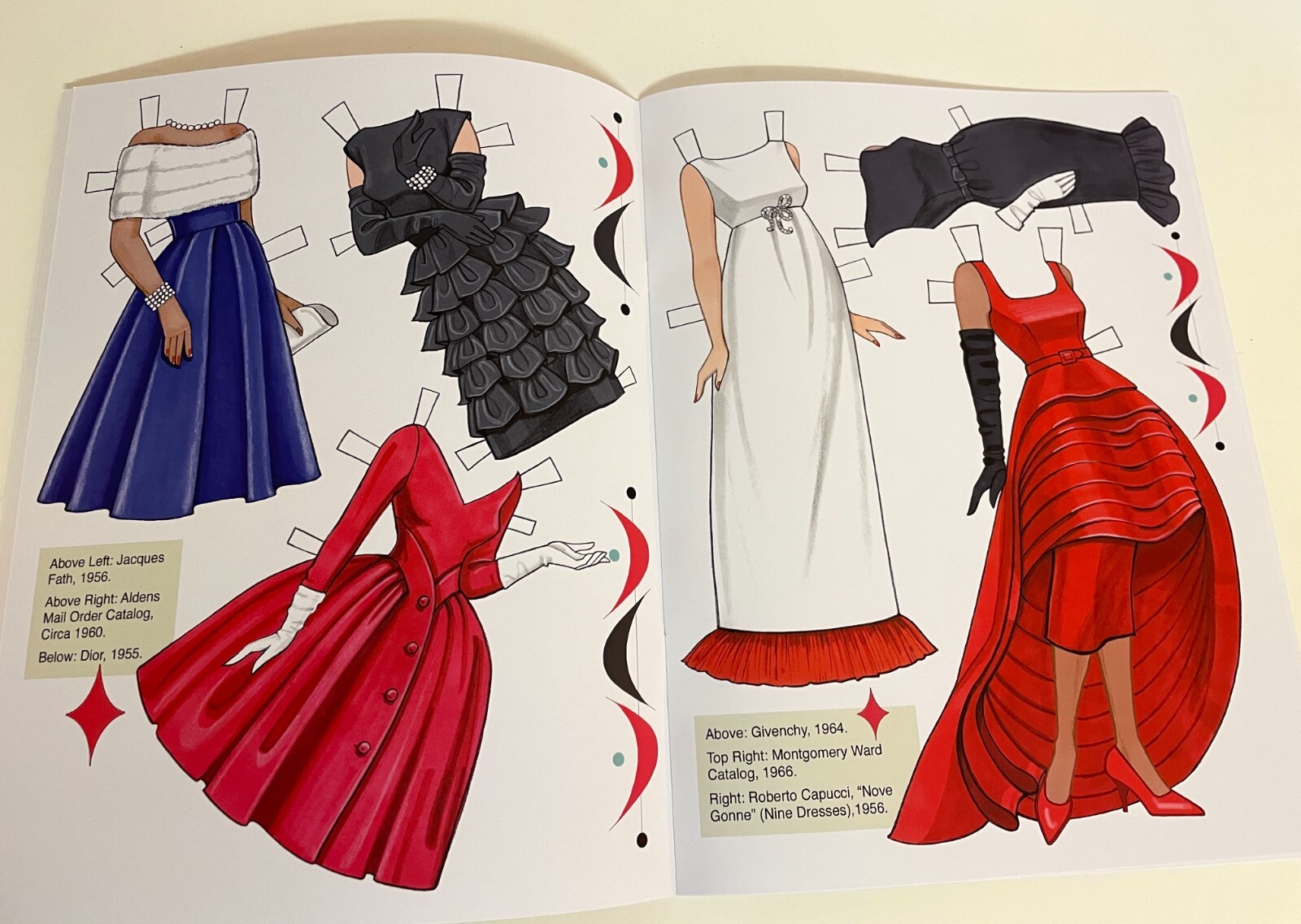 Mid Century Modern Fashion Paper Dolls by Eileen Rudisill Miller (2024 ...