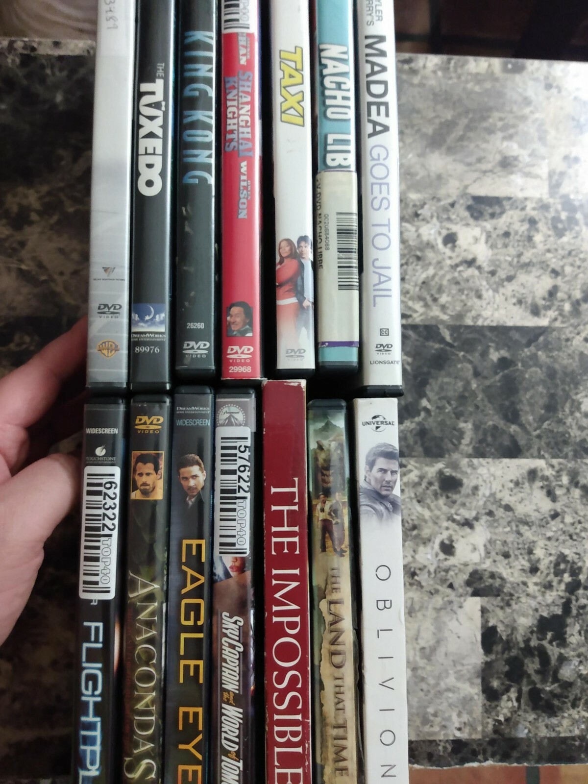 Action / Comedy PG-13 dvd lot movies Good condition Marathon movie ...
