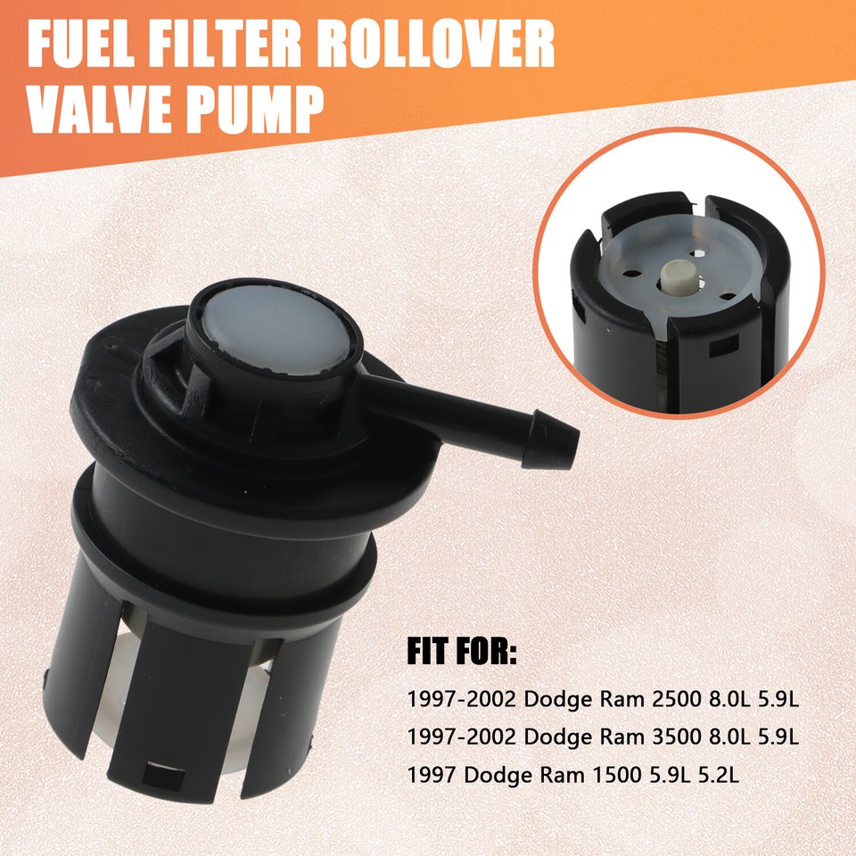 Fuel Tank Roll Over Valve Fit for 1997-2002 Dodge Ram 1500 2500 3500 ...