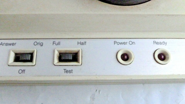 Vtg NOS Lex-11 Acoustic Coupler Phone Modem Lexicon Movie Prop Art Deco ...