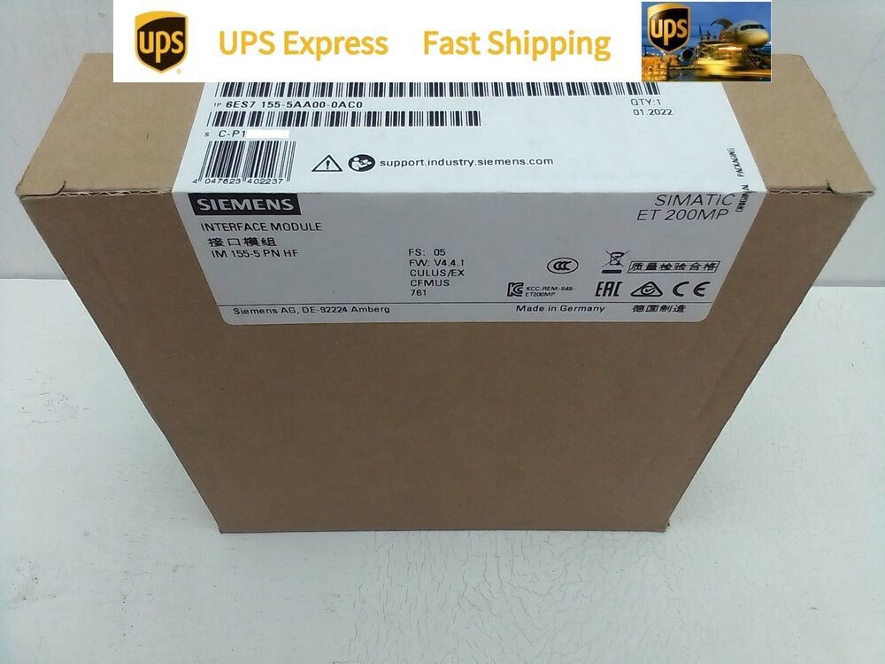 Free Tax 6ES7 155-5AA00-0AC0 Siemens SIMATIC ET200MP IM155-5PN HF ...