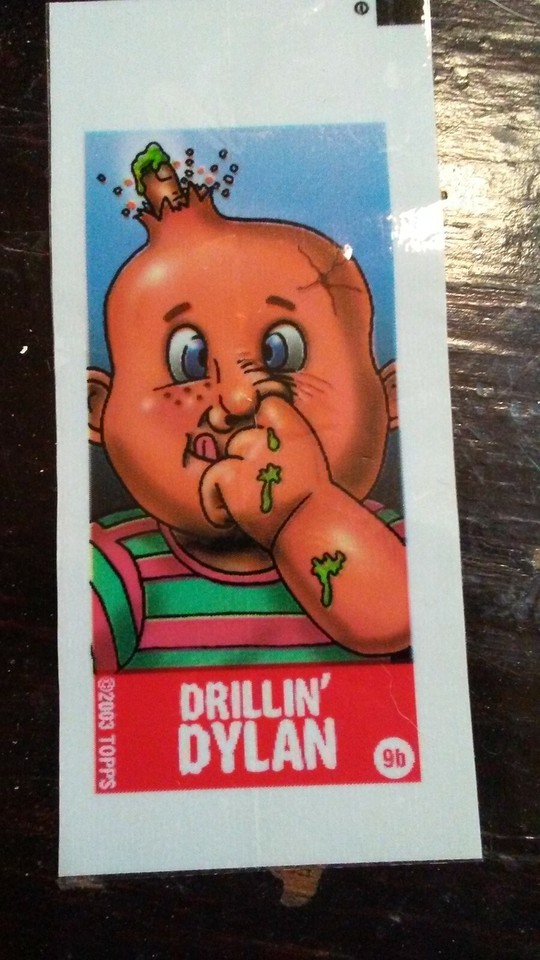 Snooty Sam Garbage Pail Kids Card With Free Gift | eBay
