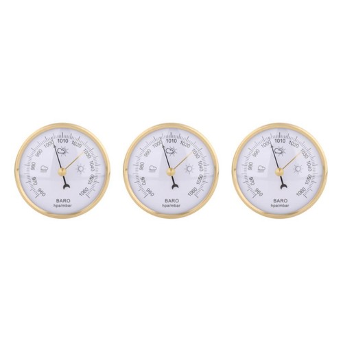 1/2/3 3.54'' Mechanical Barometer Wall Mounted for Wall Household ...