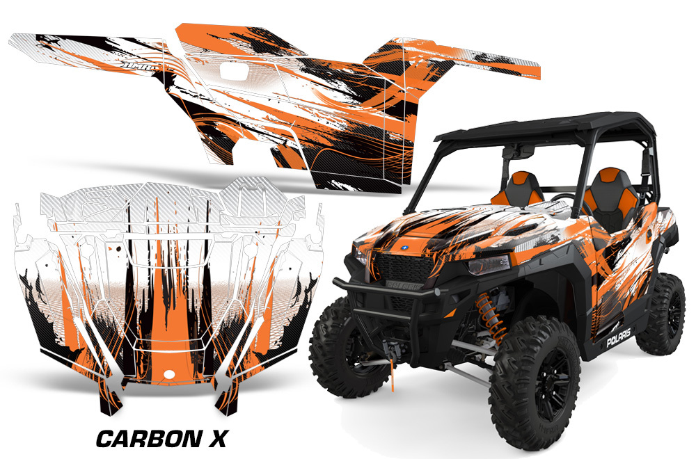 UTV Decals Graphics Stickers For Polaris General 1000 16-18 CARBONX O ...