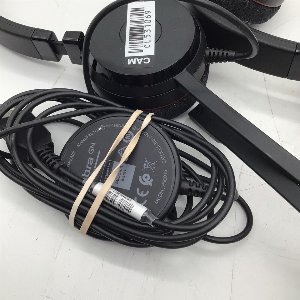 Lot of 9 Jabra Evolve 20 HSC016 Stereo/Mono Headsets | eBay