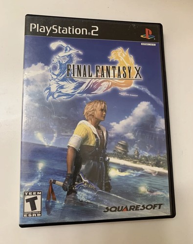 Final Fantasy X PlayStation 2 Black Label PS2 Game Complete with Manual ...