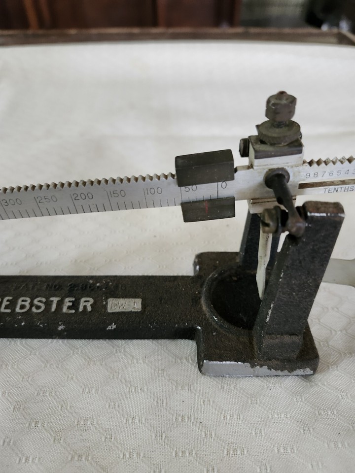Vintage Webster Gun Reloading Balance Beam Mechanical Scale | eBay