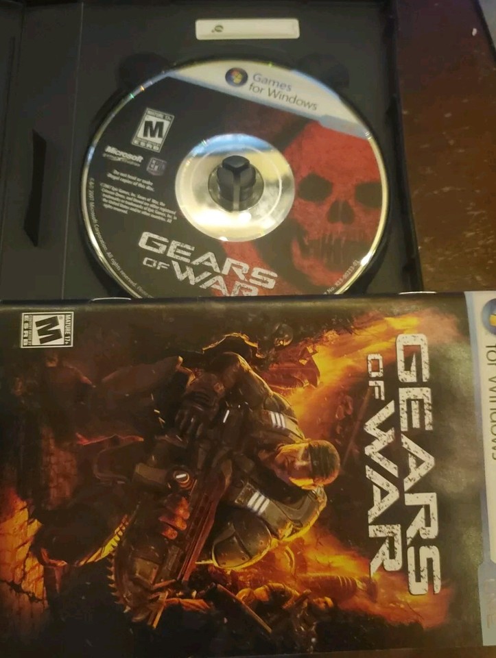 Gears of War (PC, 2007) DVD, Case, Key, Cover 882224613859 | eBay