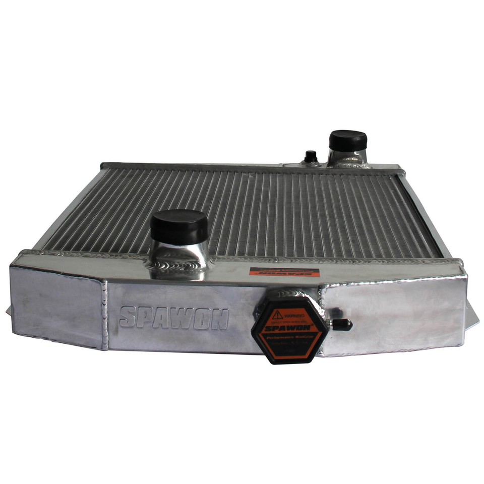 SPAWON 4 Row Radiator For International Scout 1961-1971 3.2L L4 ...