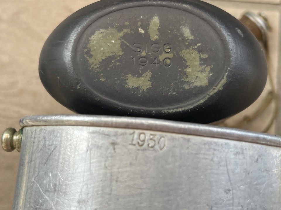 WWII Swiss Army Mess Kit, Canteen, Spork (Set 10) | eBay