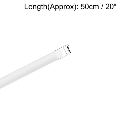 2mm×20" ABS Plastic Round Bar Rod for Architectural Model Making DIY ...