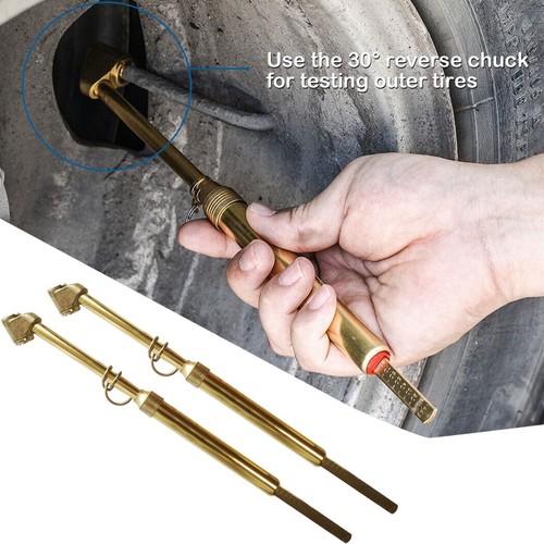 2pc Tire Air Pressure Gauge Checker Tester Heavy Duty 10-160 PSI Auto ...