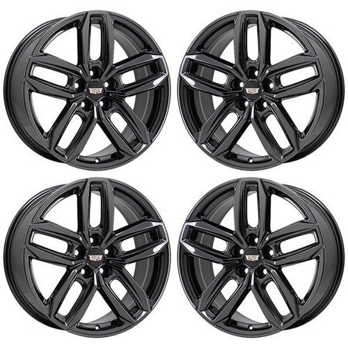 20" CADILLAC XT4 PVD BLACK CHROME-C WHEELS RIMS FACTORY OEM 4823 2019 ...