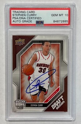 2009-10 Upper Deck Draft Edition - Stephen Curry #34 (RC) PSA 10 PSA/DNA Cert | eBay