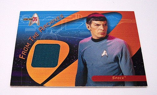 Star Trek 35 From The Archives Spock Costume Card CC2 Rittenhouse | eBay