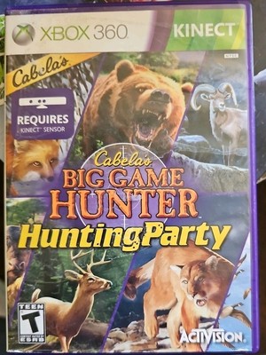 Cabela's Big Game Hunter Hunting Party Xbox 360 Kinect | eBay