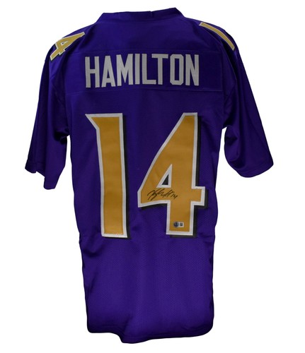 Kyle Hamilton Signed Color Rush Football Jersey Baltimore Ravens ...
