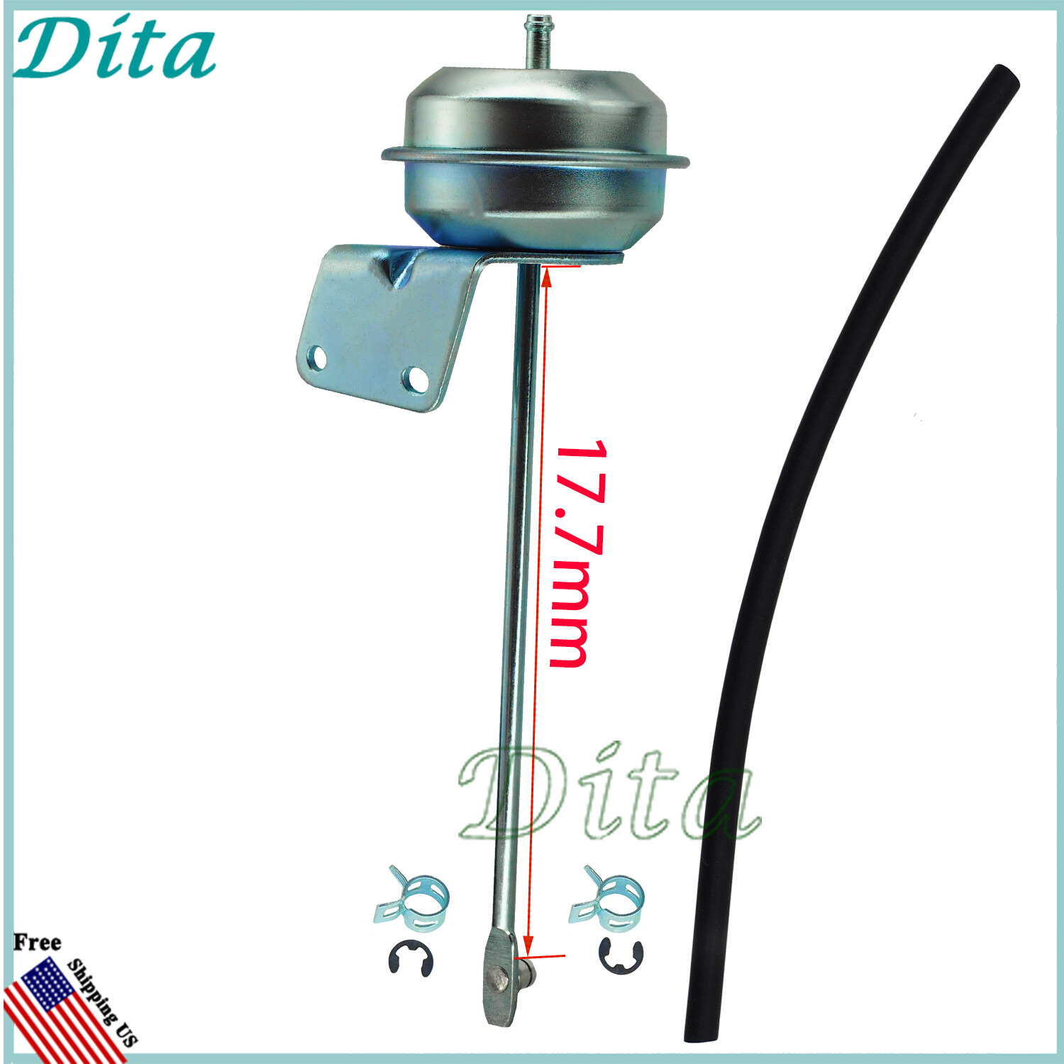 06H145702Q Turbo Wastegate Vacuum Actuator for Audi A4 A5 Q5 2.0T ...