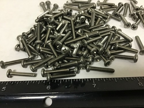New Qty (100) 4-40 X 5/8" Long Stainless Phillips Pan Head Screws ...
