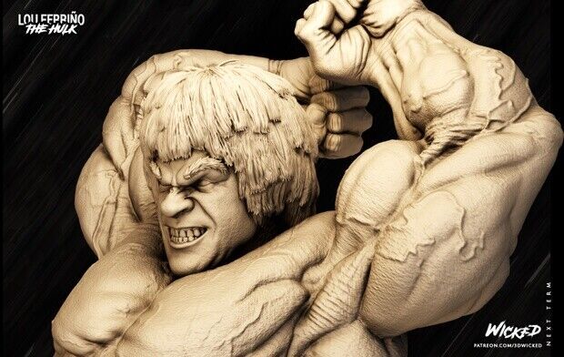 Hulk 3D Resin Sculpture Bust Statue Model Kit Avengers Unpainted ...