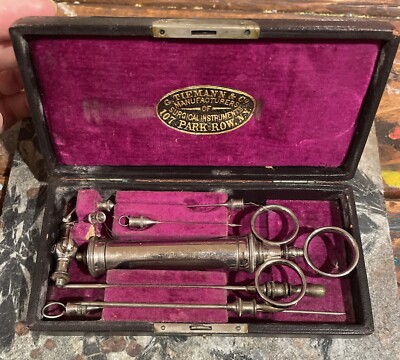 Antique Tiemann Surgical Instruments Set with Box Original | eBay