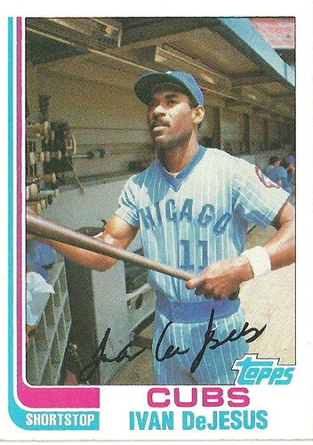 IVAN DeJESUS CHICAGO CUBS #484 - TOPPS NM-MT 1982 | eBay