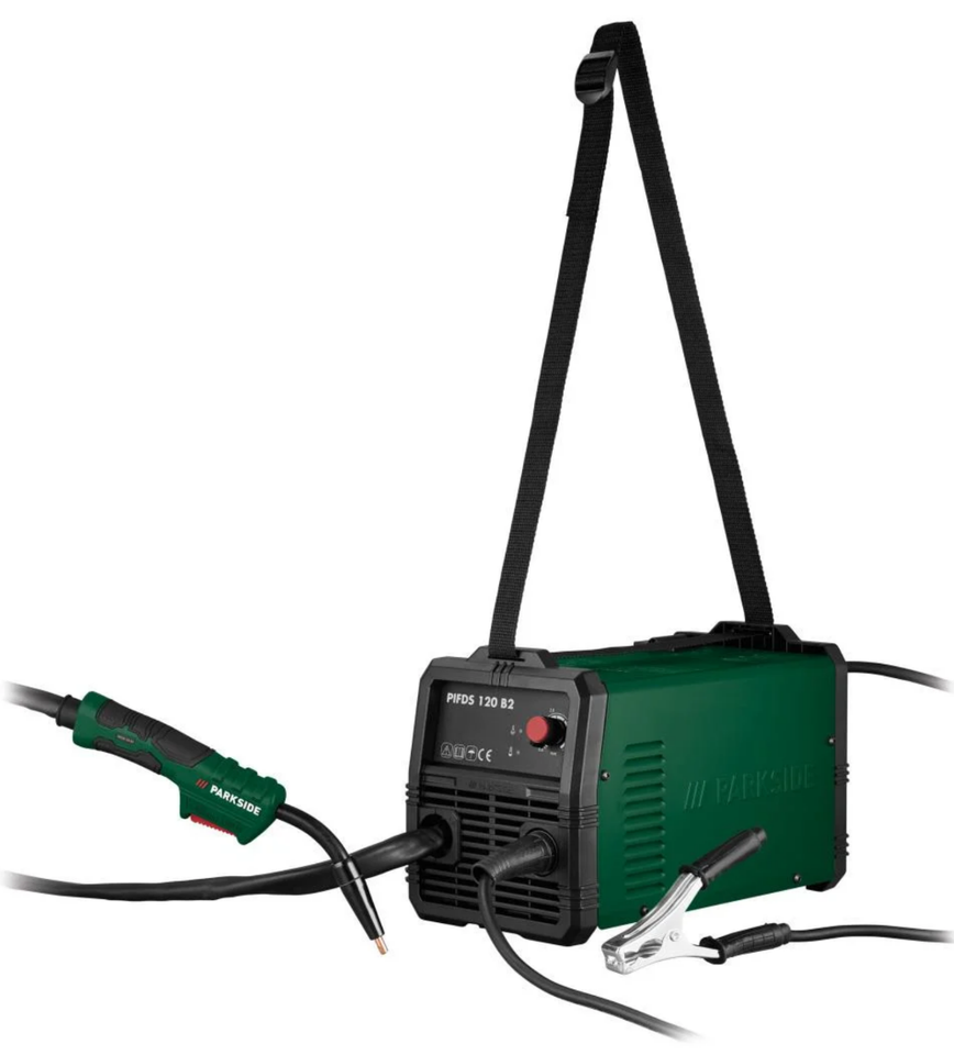 Parkside Inverter Flux Cored Wire Welder Welding Machine PIFDS 120 B2 ...