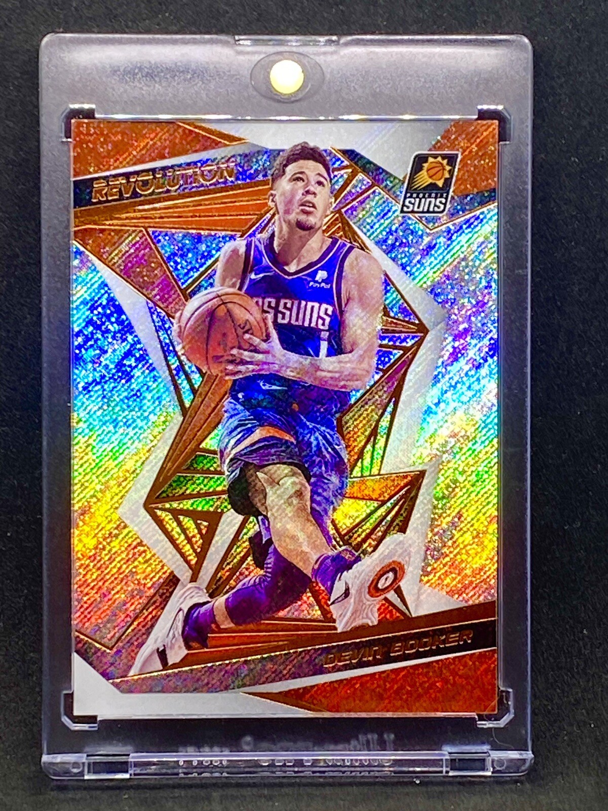 Devin Booker RARE SPARKLE HOLO FOIL REFRACTOR INVESTMENT CARD PANINI ...