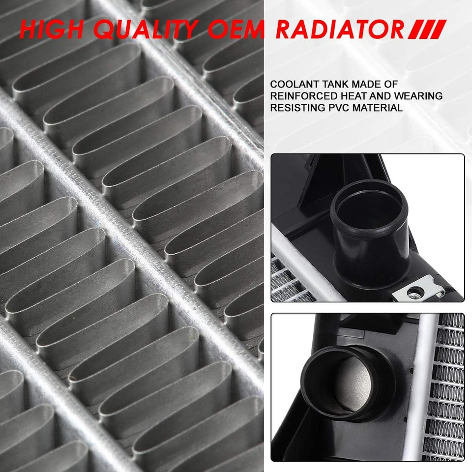 DPI 2491 Factory Style 1-Row Cooling Radiator Compatible with Cadillac ...