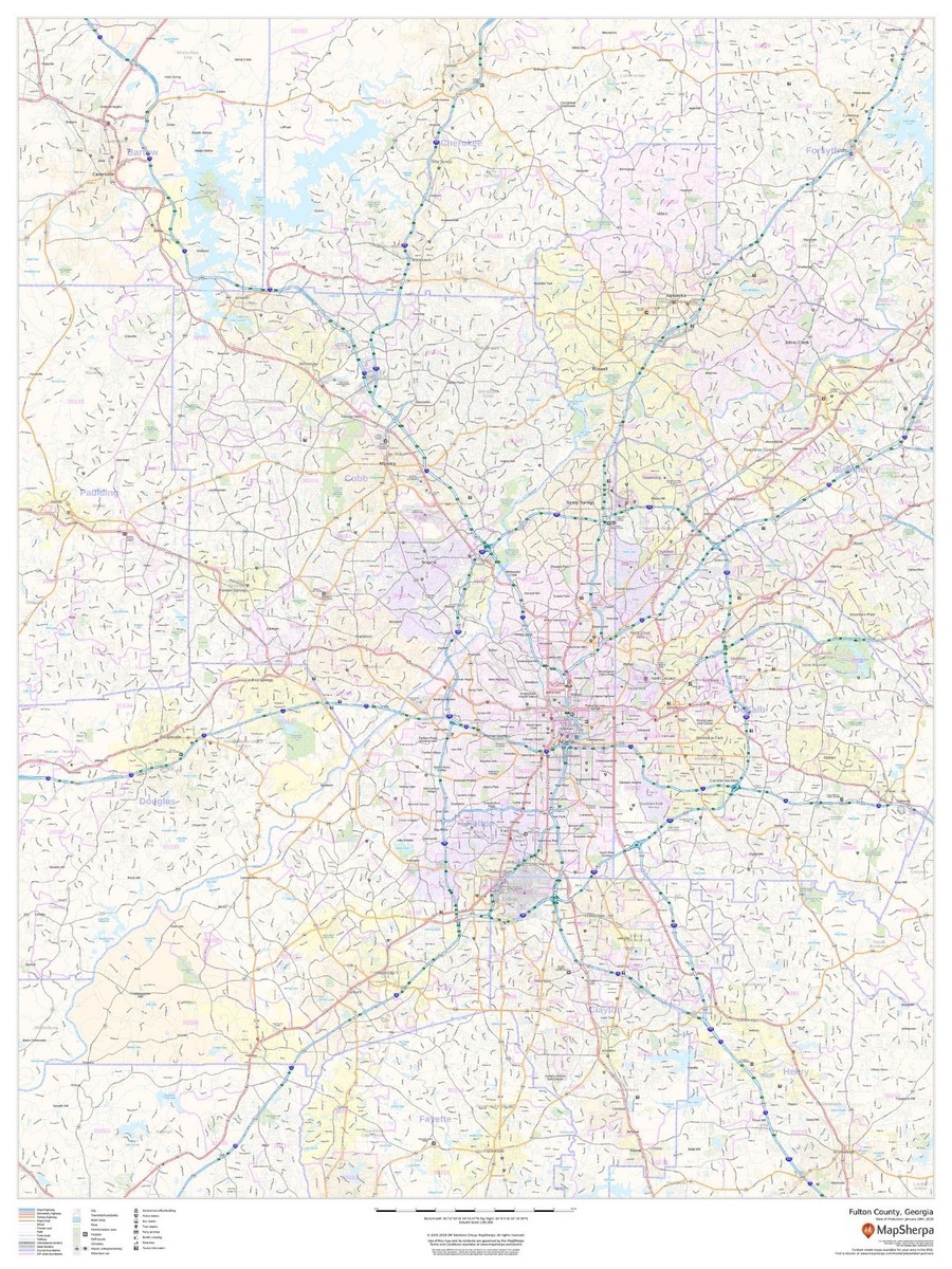 Fulton County Georgia Zip Code Map Highest Population In Mcdonough By