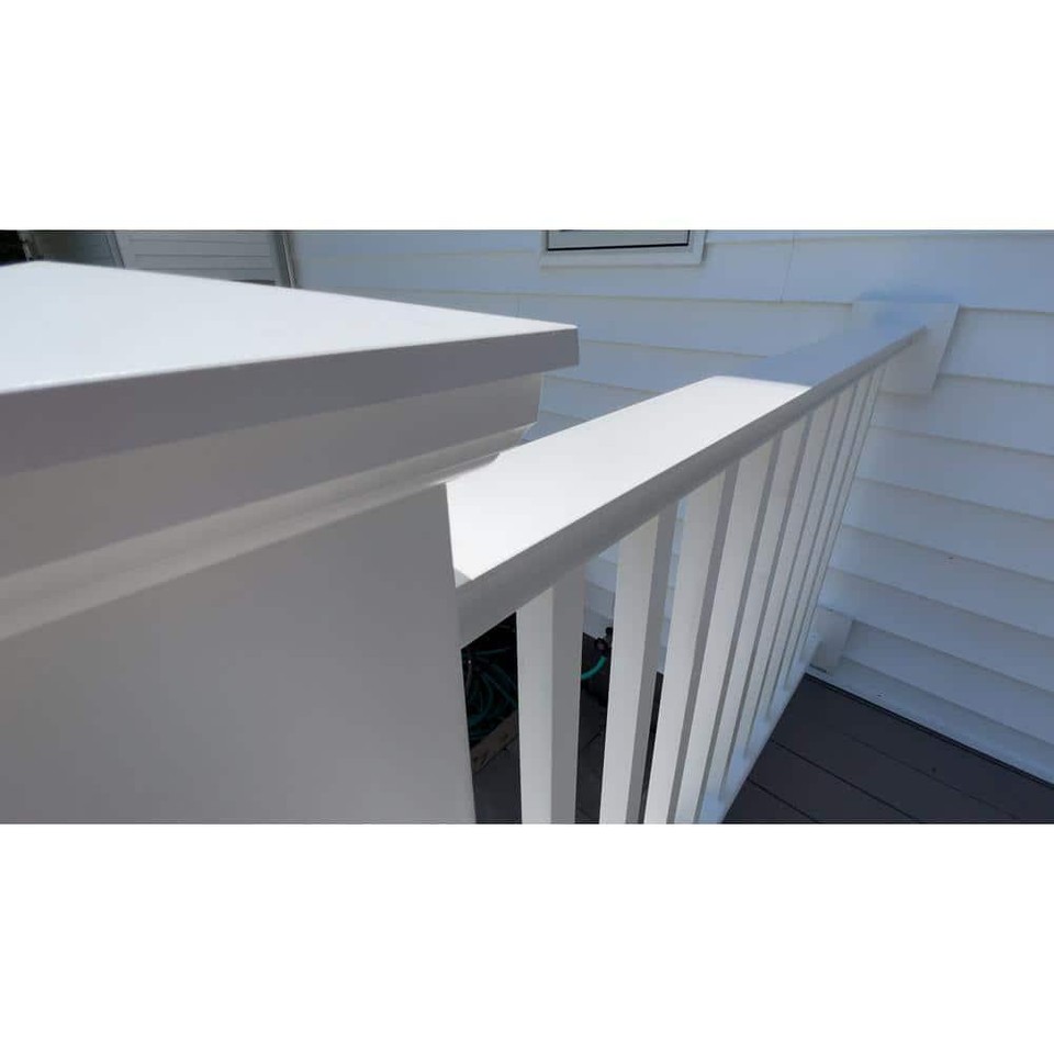 INTEX MILLWORK SOLUTIONS Railing Kit 72" x 36" Paintable UV-Protected ...