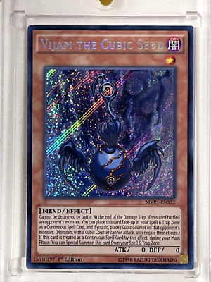 Yugioh Vijam The Cubic Seed MVP1-ENS32 Secret Rare 1st Ed NM | eBay