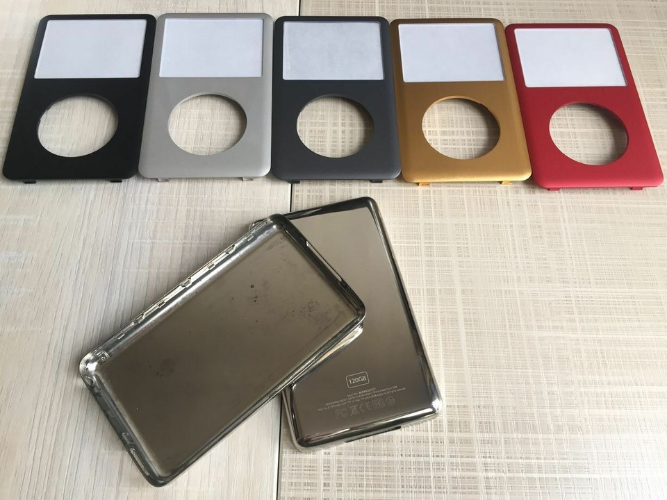 iPod Classic 6th Gen 120GB Back Housing + Front Housing Case Cover ...